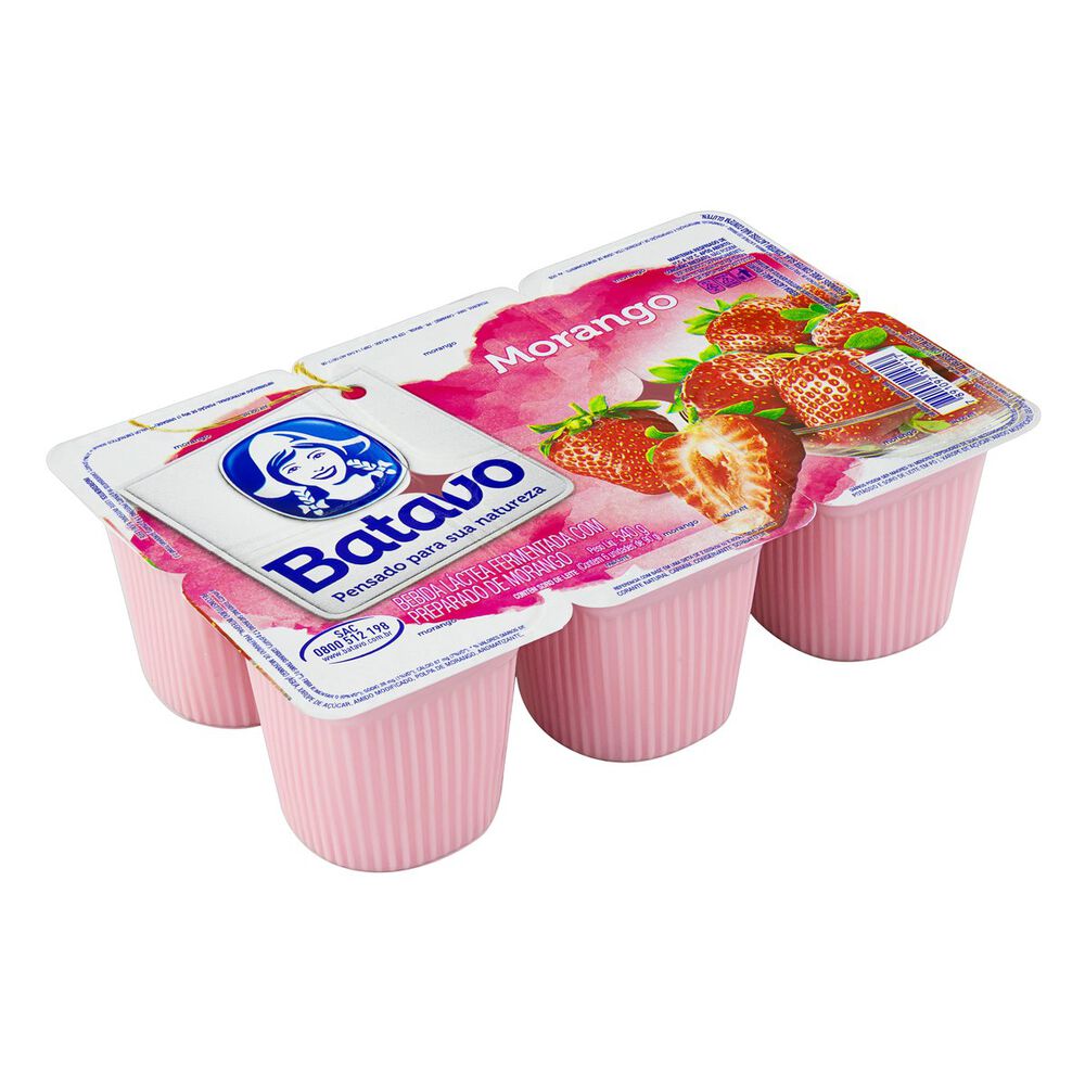 Bebida Láctea Batavo Polpa Morango 540g